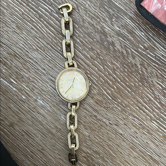 Michael Kors | Accessories | Michael Kors Gold And Diamond Chain Link ...